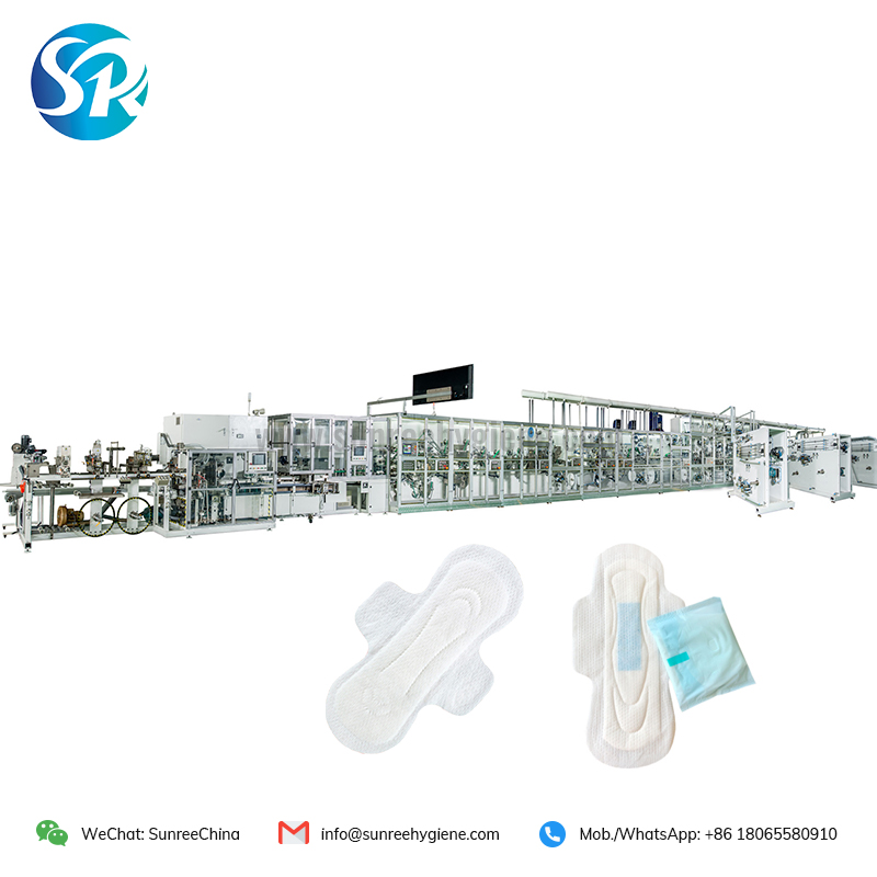 Full Servo Automatic Feminine Sanitary Napkin Pads Making Machine ...